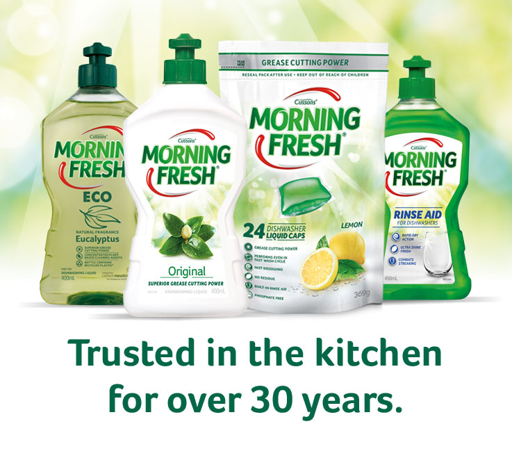 Trusted in the kitchen for over 30 years. - Morning Fresh